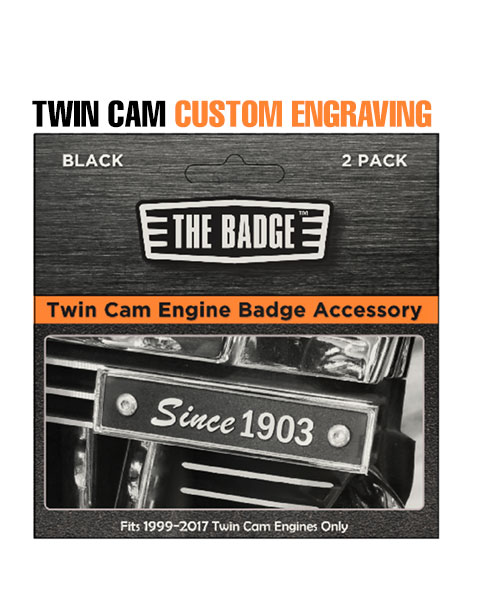 Custom Engraved Badge/Twin Cam